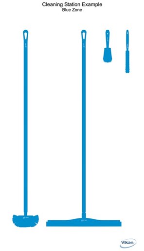 Vikan Shadow Board, double sided, Mobile, Coloured Shadows, H2000mm x ...