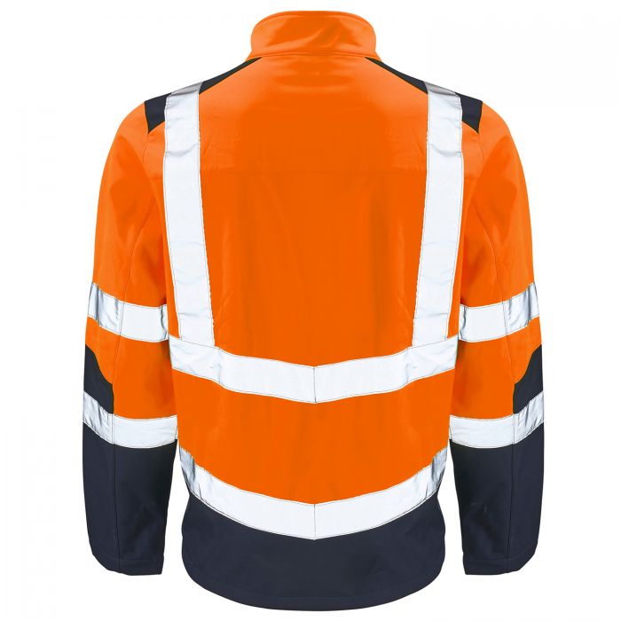 Supertouch Hi Vis 2 Tone Orange Softshell Jacket | Healthy Bean Ltd