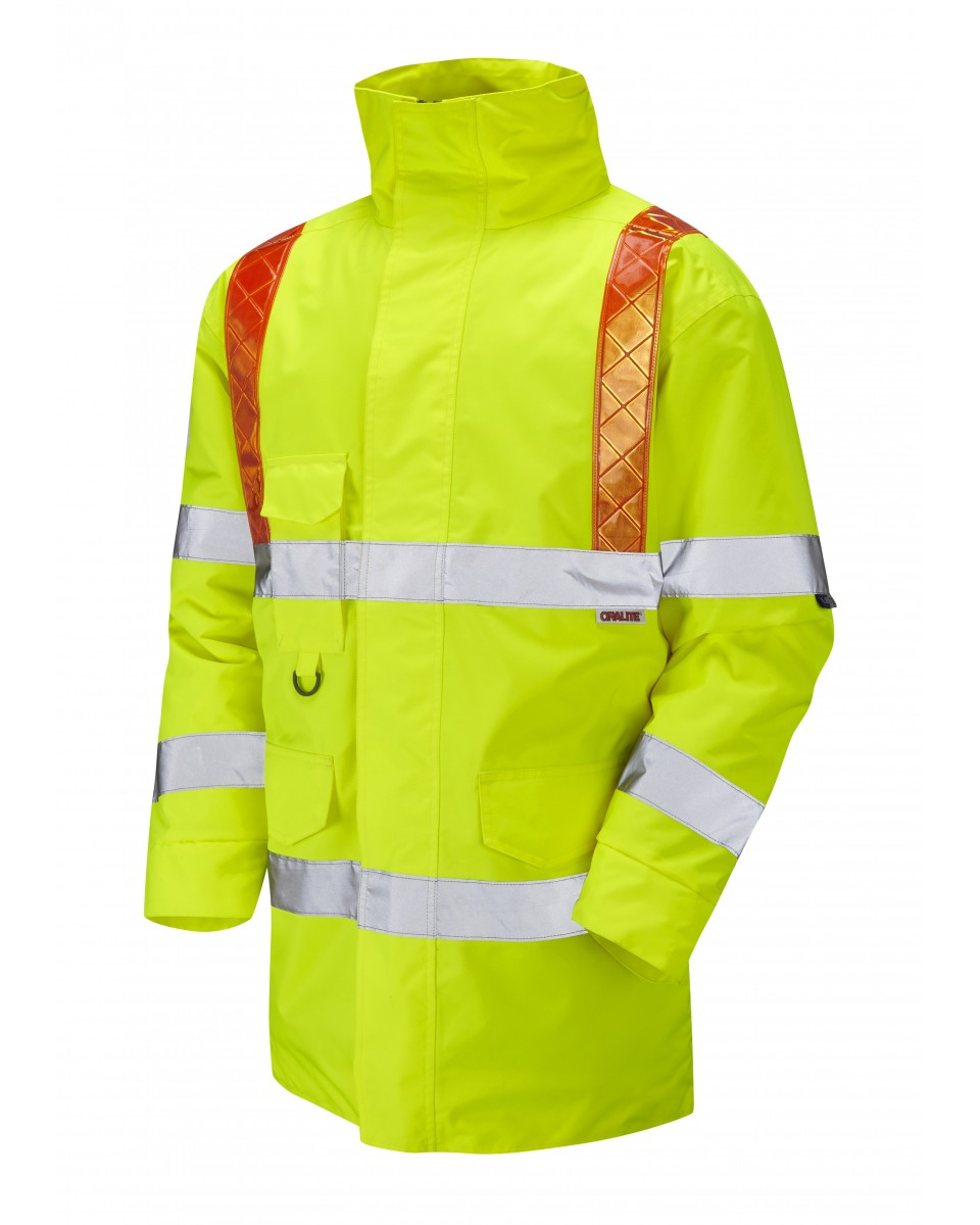 PUTFORD Leo EcoViz 4K Baffle Lined Anorak Jacket with Red Braces ...