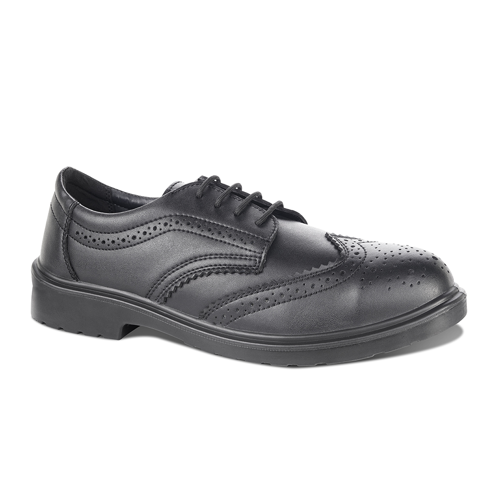 RockFall Brogue Safety Shoe | ProMan TC500 Brooklyn | Healthy Bean