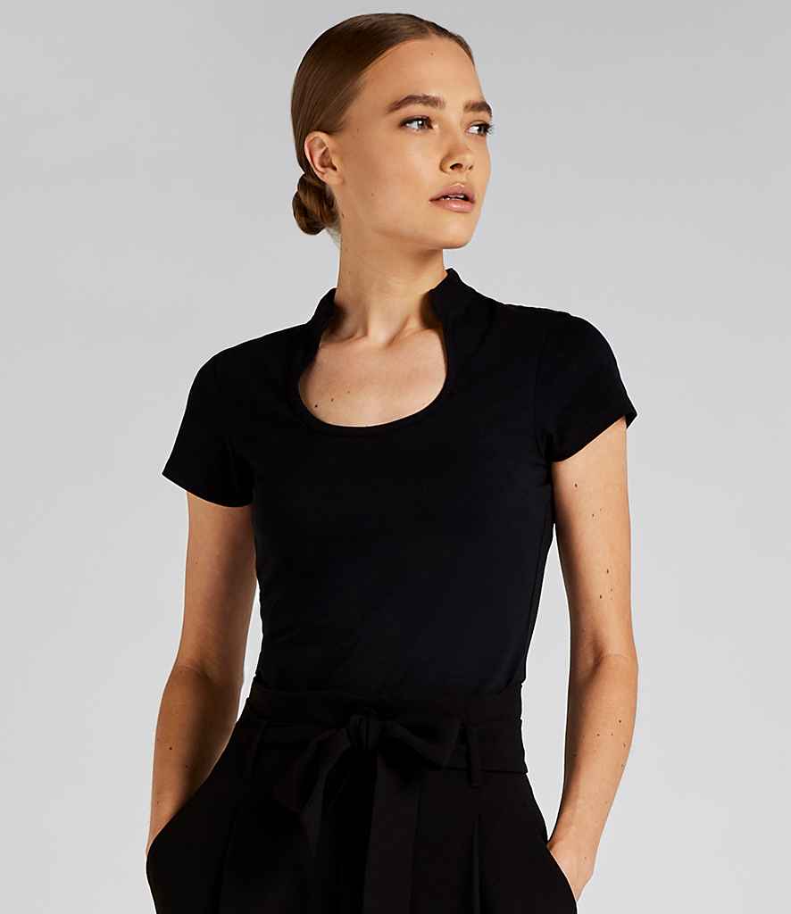 Kustom Kit Ladies Keyhole Neck Corporate Top | Healthy Bean Ltd