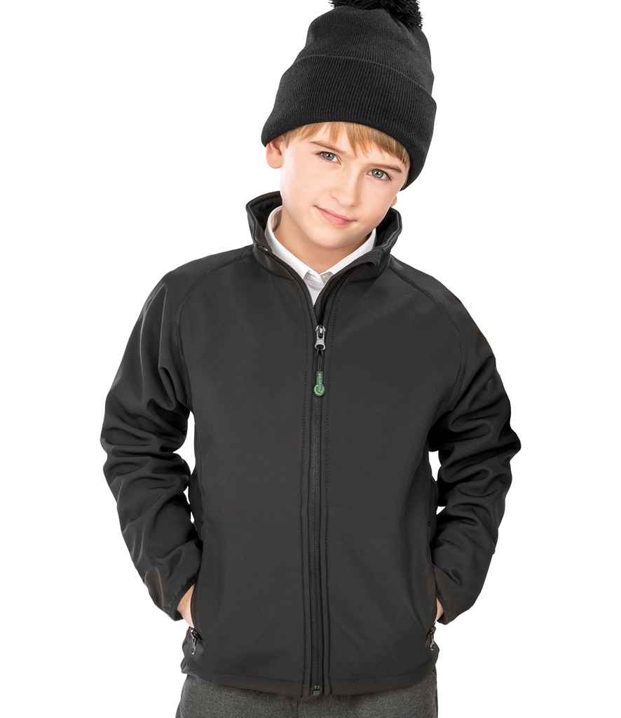 Result Genuine Recycled Kids Two Layer Printable Soft Shell Jacket | Healthy Bean Ltd