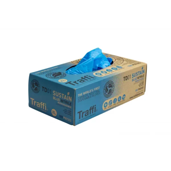 TD01 Carbon Neutral Biodegradable Nitrile Disposable Glove (Box of 100 ...